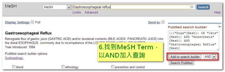 用 MeSH 查找 PubMed ─ MeSH应用实例 – 检索课与数据库学术工具应用