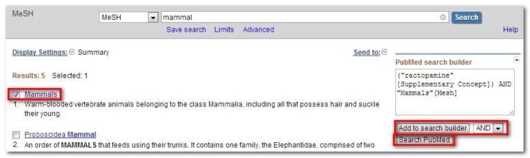 用 MeSH 查找 PubMed ─ MeSH应用实例 – 检索课与数据库学术工具应用